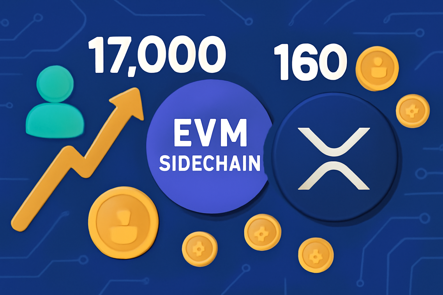 XRPL EVM Sidechain Reaches Major Milestones: Surpasses 17,000 Users and Adds 160+ Tokens - XRP ...